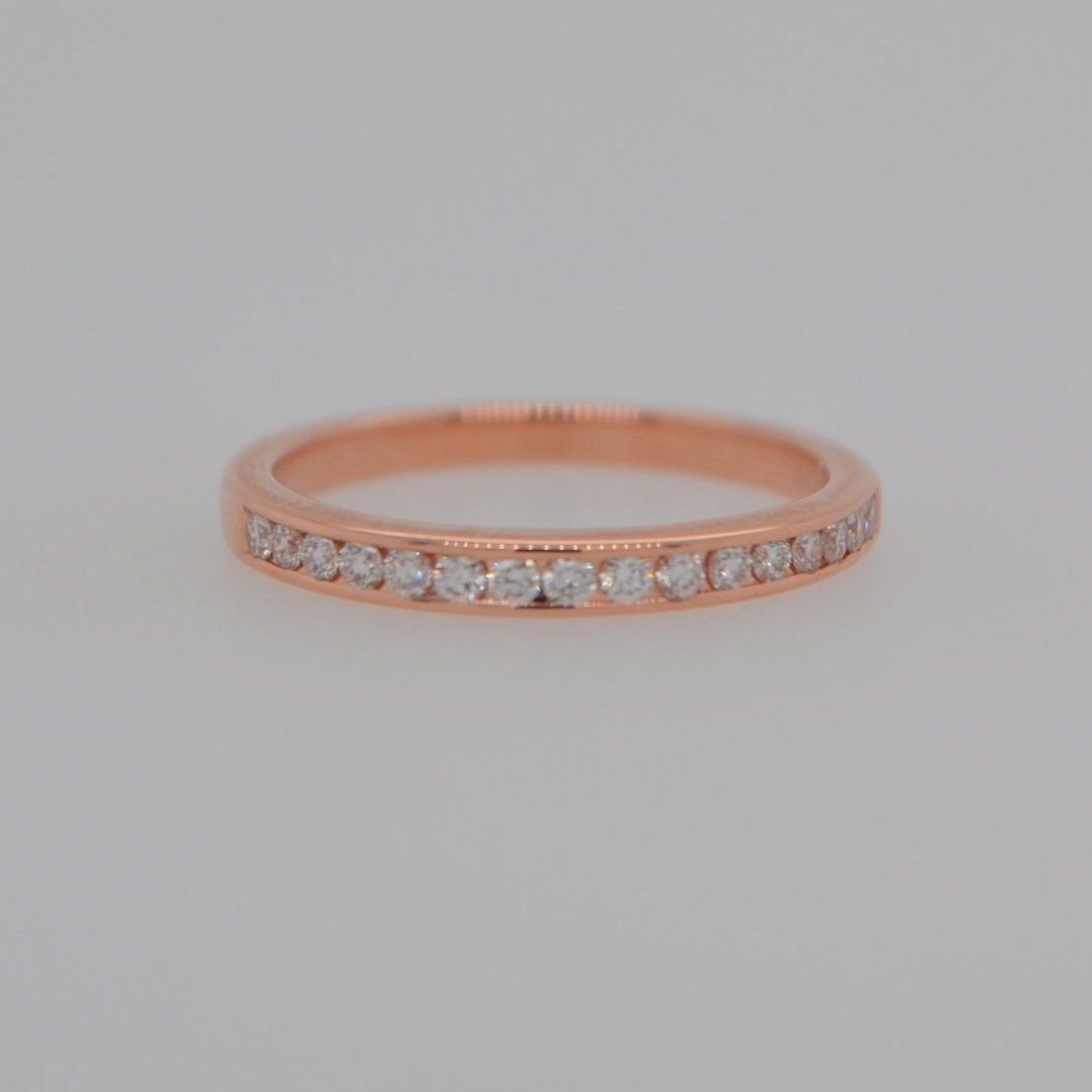 14K Diamond Channel Set Band - JC Jewelers